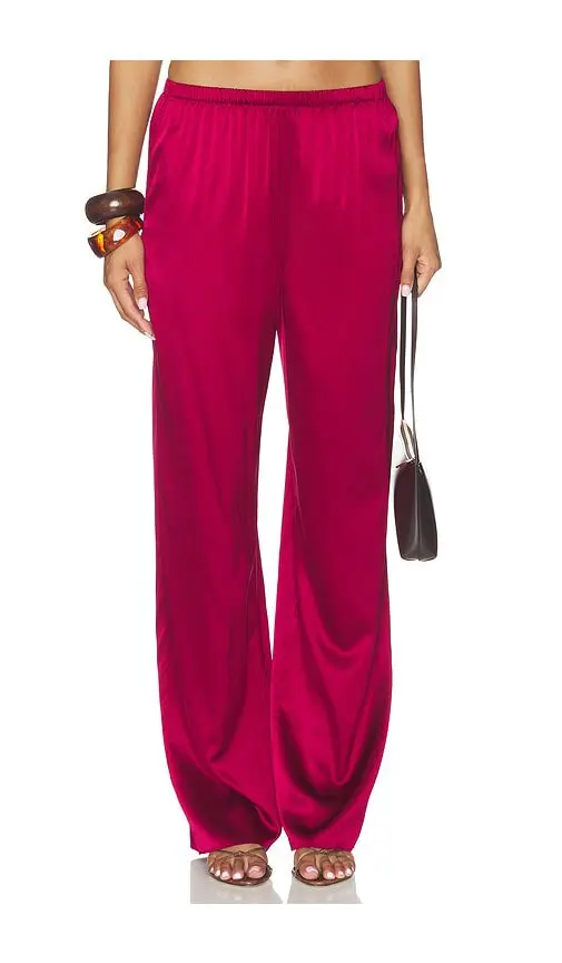 FAVORITE DAUGHTER The Everything Pant In Burgundy