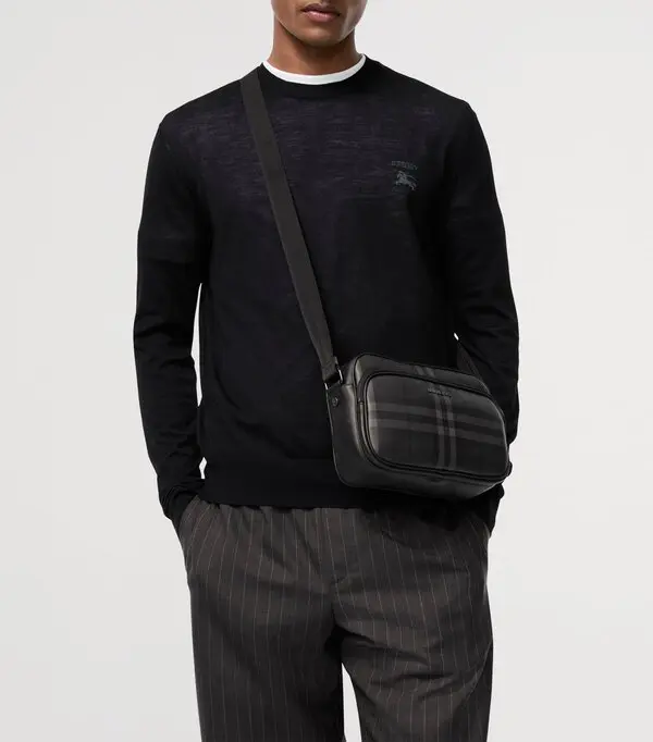 Burberry City Check Pocket Cross-body Bag