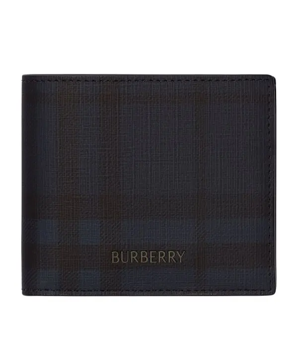 Burberry City Check Bifold Coin Wallet