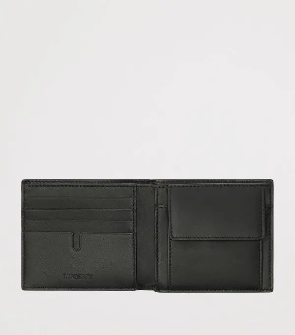 Burberry City Check Bifold Coin Wallet