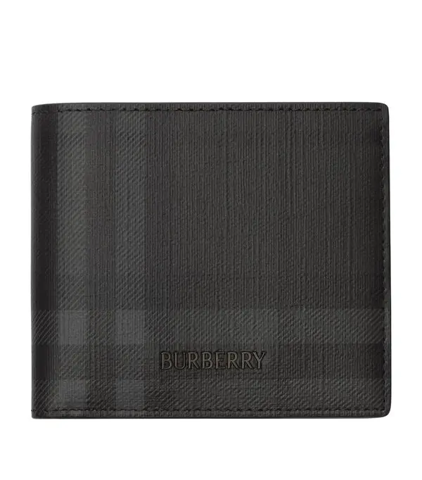 Burberry City Check Bifold Coin Wallet