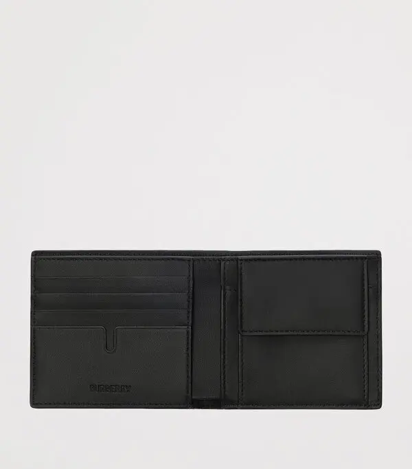 Burberry City Check Bifold Coin Wallet