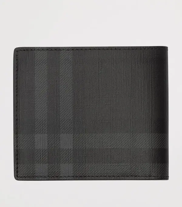 Burberry City Check Bifold Coin Wallet