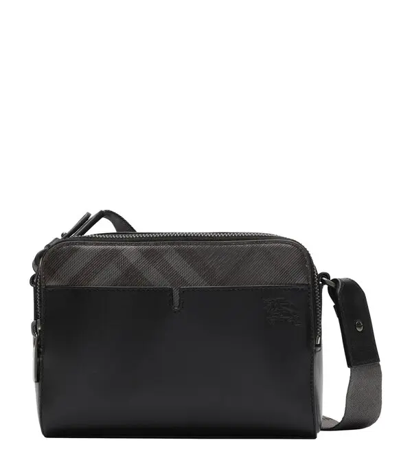 Burberry Leather Check Pop Cross-body Bag