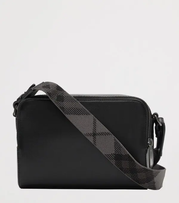 Burberry Leather Check Pop Cross-body Bag