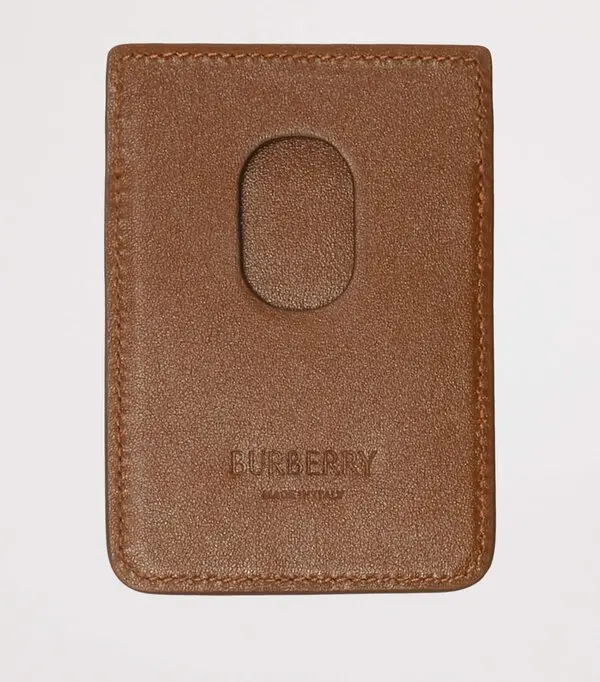 Burberry Pop Check Magnetic Card Holder