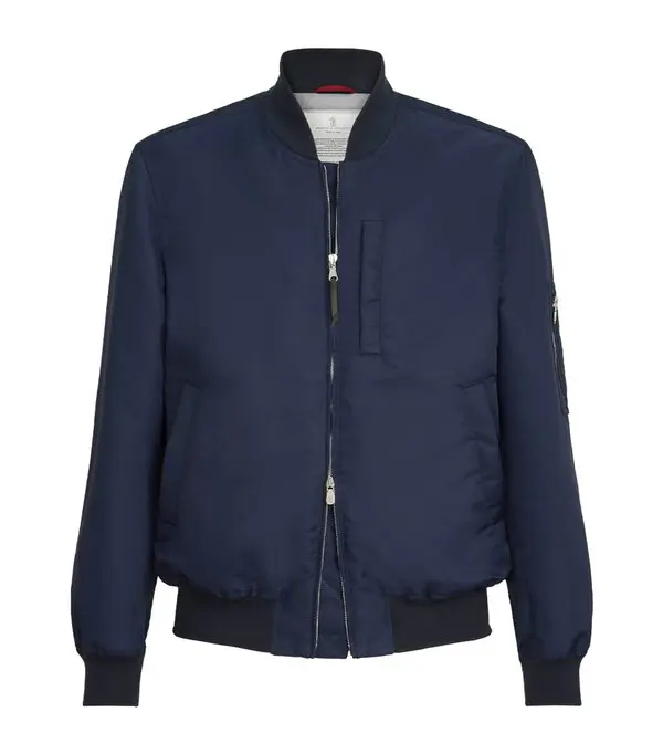 Brunello Cucinelli Waterproof Bomber Jacket