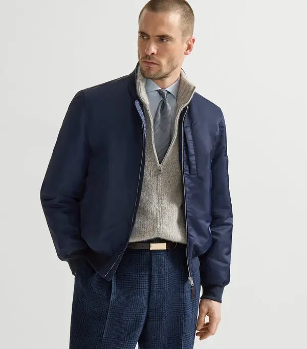 Brunello Cucinelli Waterproof Bomber Jacket
