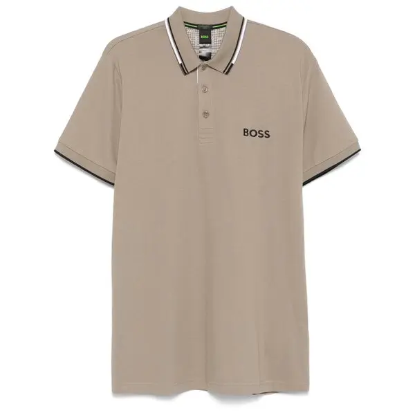 BOSS Grey Polo Shirts