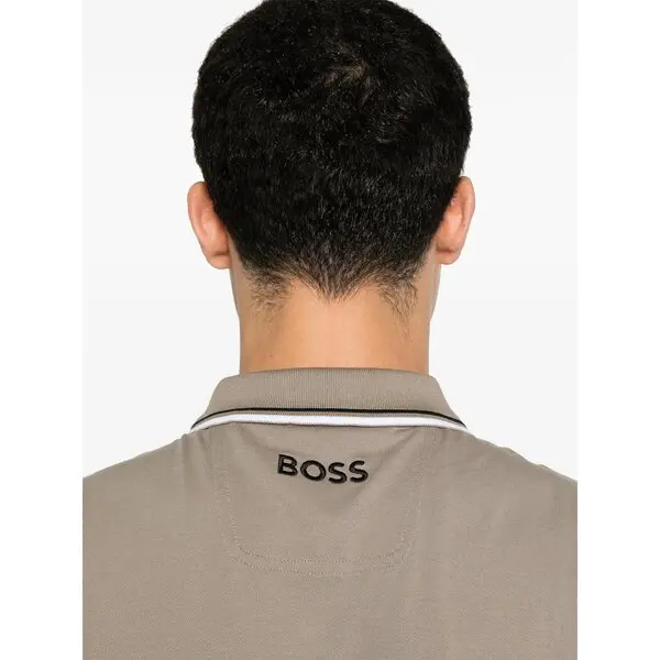 BOSS Grey Polo Shirts