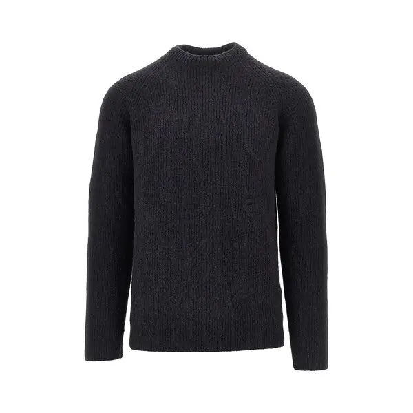 LANEUS Alpaca-wool Blend Crewneck Sweater