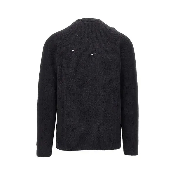 LANEUS Alpaca-wool Blend Crewneck Sweater