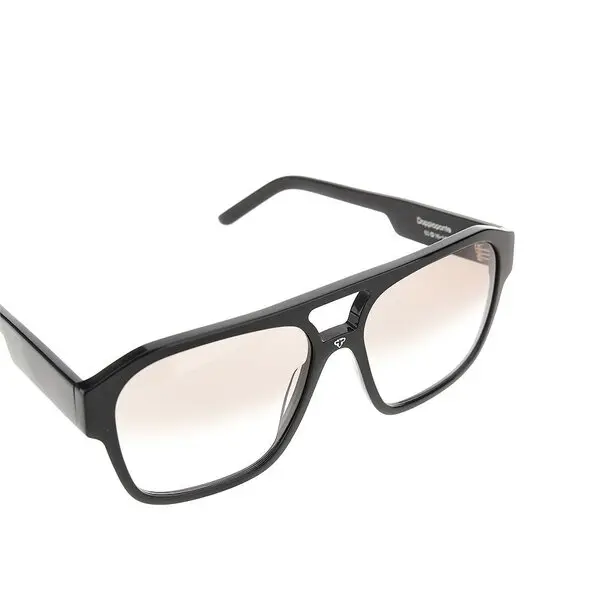 FACE.HIDE Doppioponte Aviator Sunglasses - Black