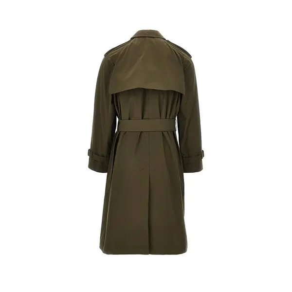 Burberry Cotton Long Trench Coat