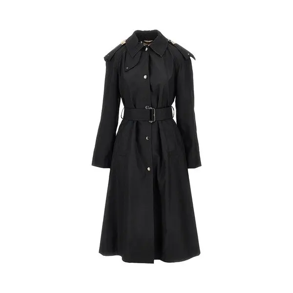 Burberry Nylon Gabardine Trench Coat