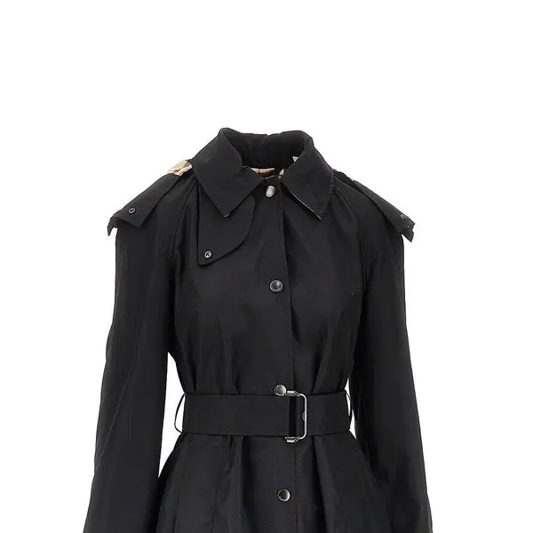 Burberry Nylon Gabardine Trench Coat