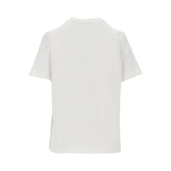Burberry Logo Embroidery T-hirt - White