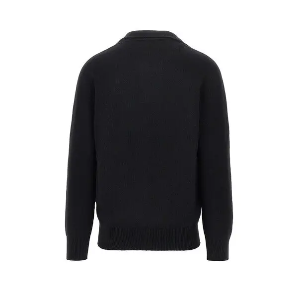 LANEUS Merino Wool And Cashmere Blend Polo Shirt