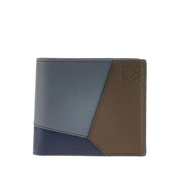 Loewe Puzzle' Leather Bi-fold Wallet