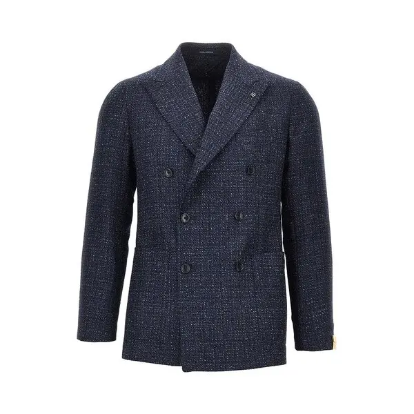 Tagliatore Tweed Double-breasted Jacket