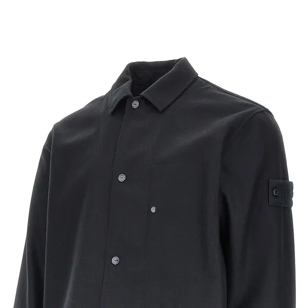 Stone Island Virgin Woo-bend Coth Overshirt