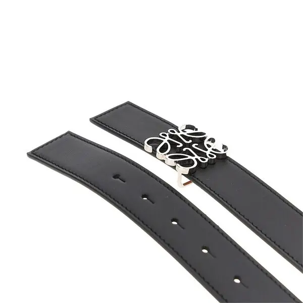 Loewe Anagram Reversible Leather Belt - Multicolor