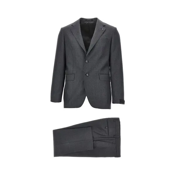 Tagliatore Virgin Wool Two-pieces Tailored Suit - Grey
