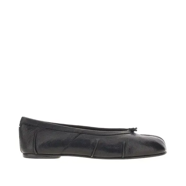 MAISON MARGIELA Leather Tabi Ballerinas - Black