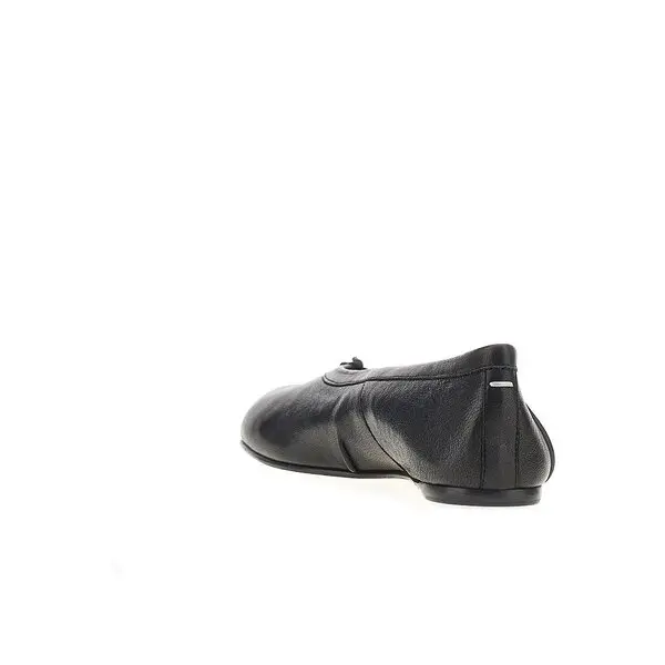 MAISON MARGIELA Leather Tabi Ballerinas - Black