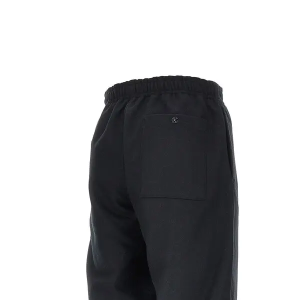 Stone Island Flannel Logo Badge Pants
