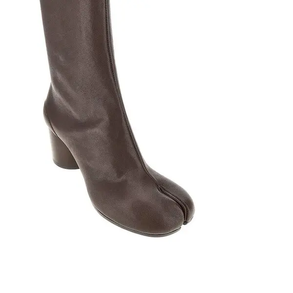 MAISON MARGIELA Tabi' Leather Ankle Boots
