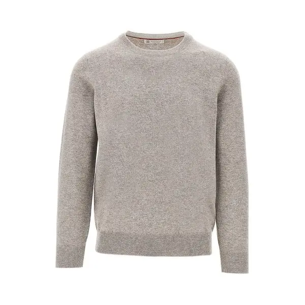 Brunello Cucinelli Cashmere Crewneck Sweater - Beige