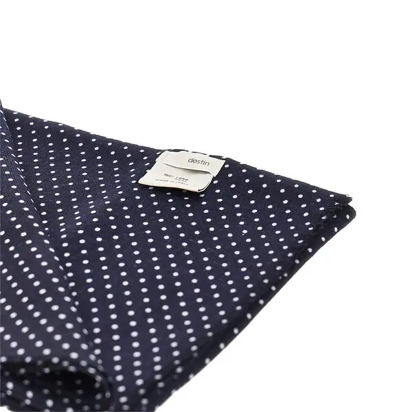 Destin Poppy Double' Wool Scarf - Blue