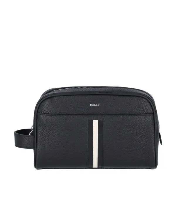 Bally Logo Plaque Toiletry Bag