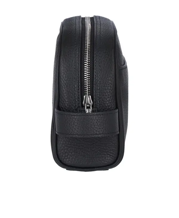 Bally Logo Plaque Toiletry Bag