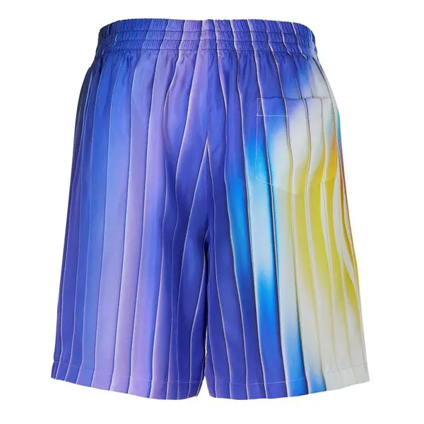 Casablanca Drawstring Athletic Shorts With Logo And Printed Pattern