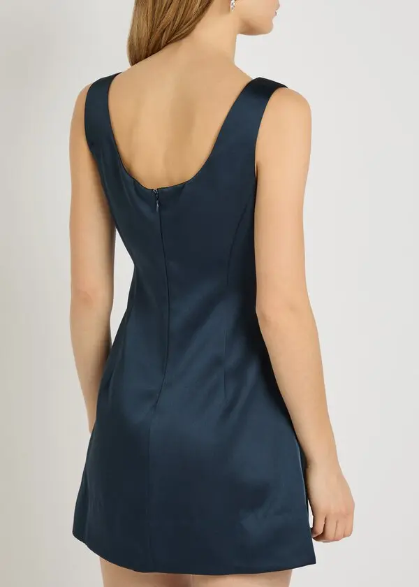 REFORMATION Franceska Satin Mini Dress