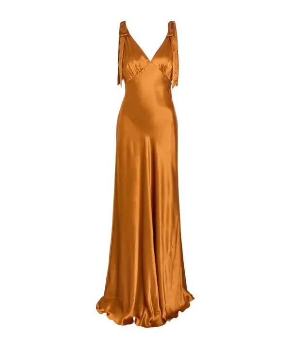 REFORMATION Pernille Silk Gown