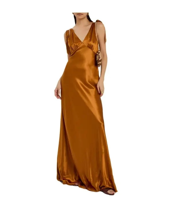 REFORMATION Pernille Silk Gown