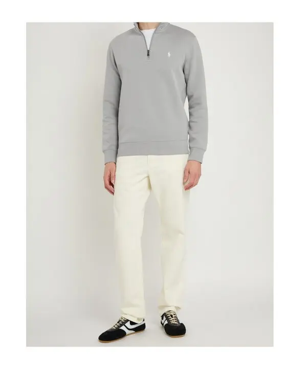 Polo Ralph Lauren Half-zip Cotton Blend Sweatshirt