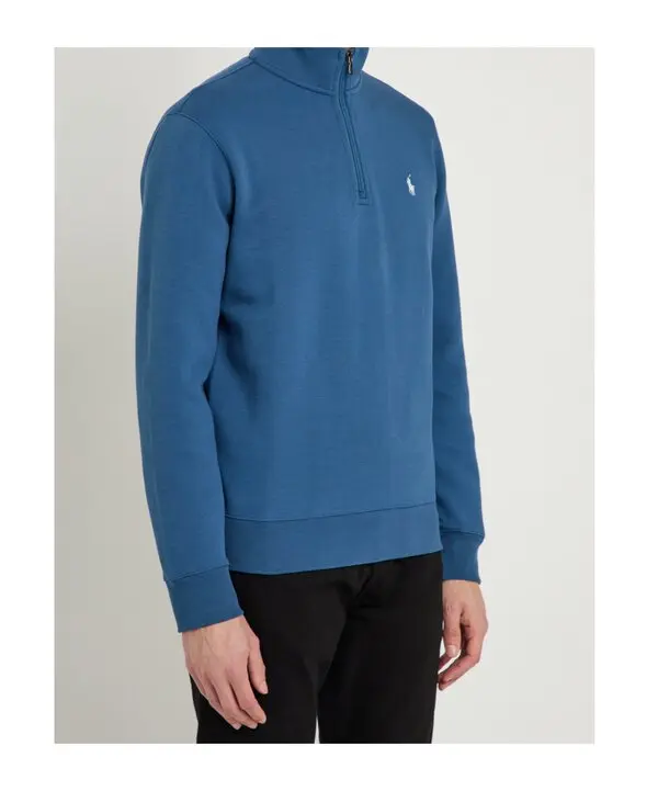 Polo Ralph Lauren Half-zip Cotton Blend Sweatshirt