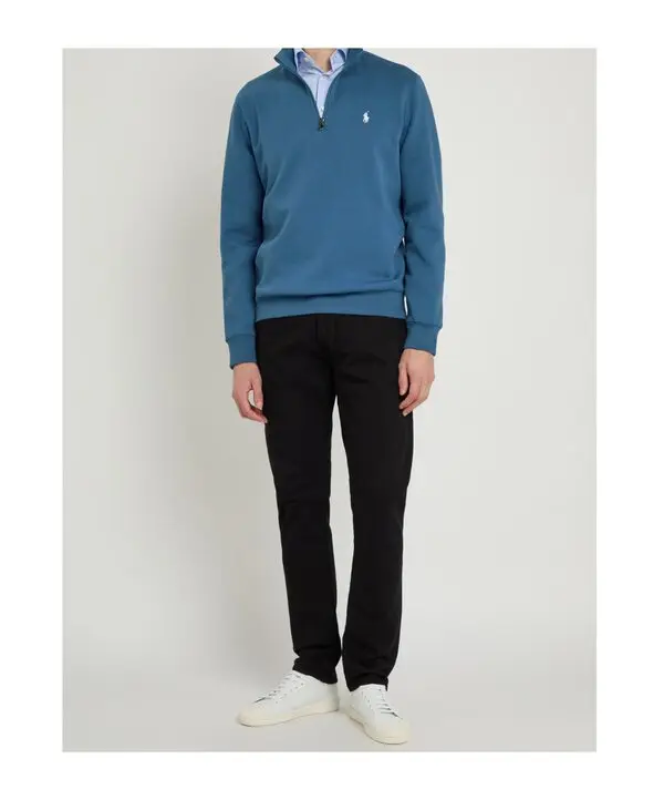 Polo Ralph Lauren Half-zip Cotton Blend Sweatshirt