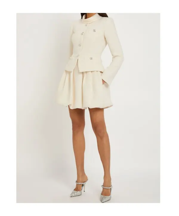 SELF-PORTRAIT Tailored Bouclé Mini Dress