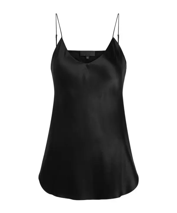 NILI LOTAN Isabella Silk-satin Top