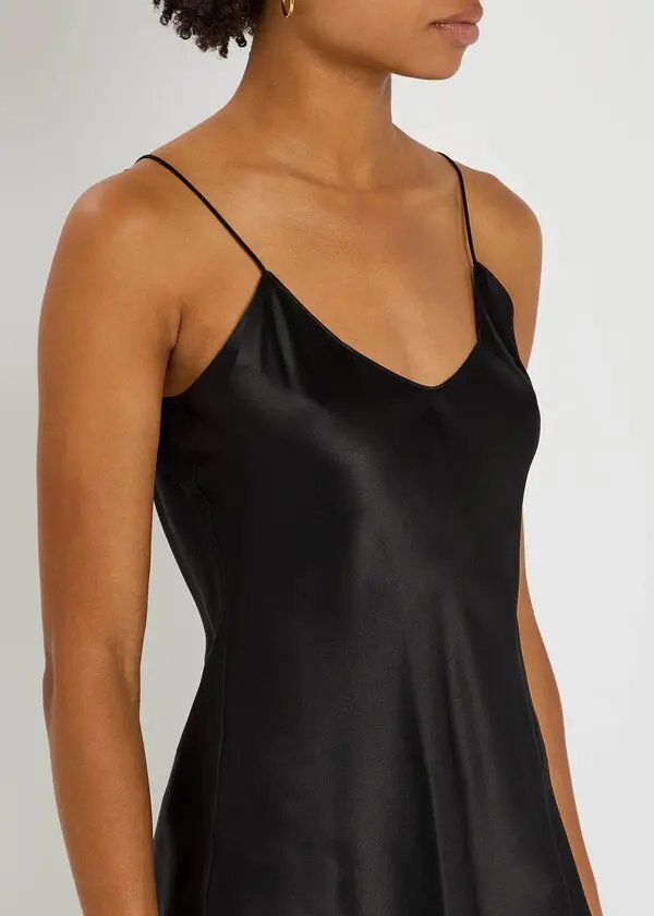 NILI LOTAN Isabella Silk-satin Top