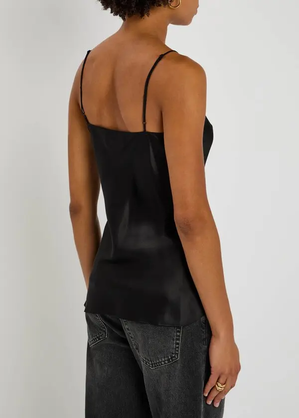 NILI LOTAN Isabella Silk-satin Top