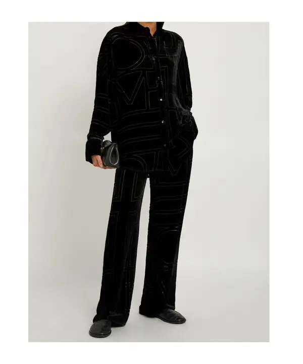 TOTEME Monogram Devore Shirt