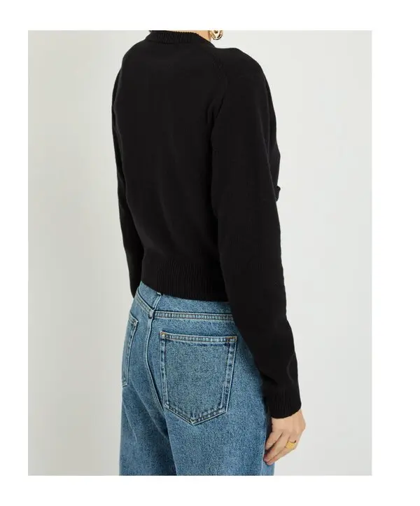 Chloé Embellished-pocket Wool And Cashmere-blend Cardigan