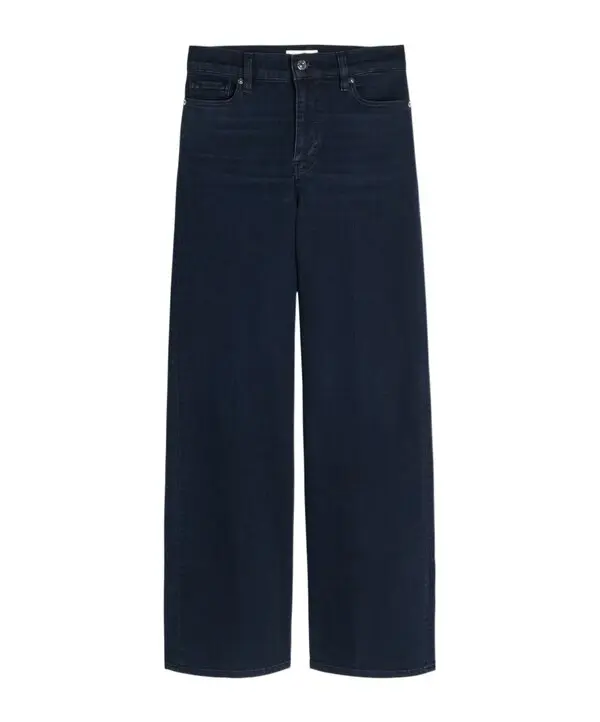 FRAME Wide-leg Jeans - Black