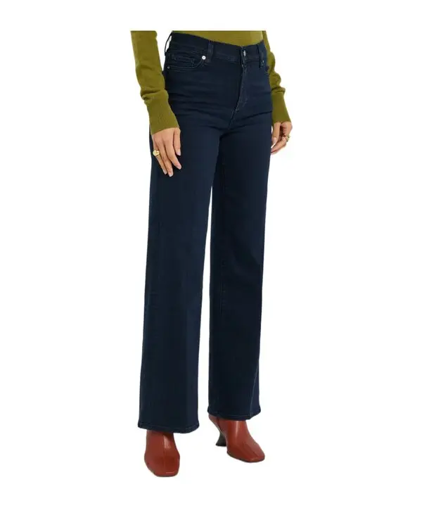 FRAME Wide-leg Jeans - Black